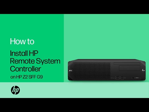 How to install the HP Remote System Controller on the HP Z2 SFF G9 | HP Support