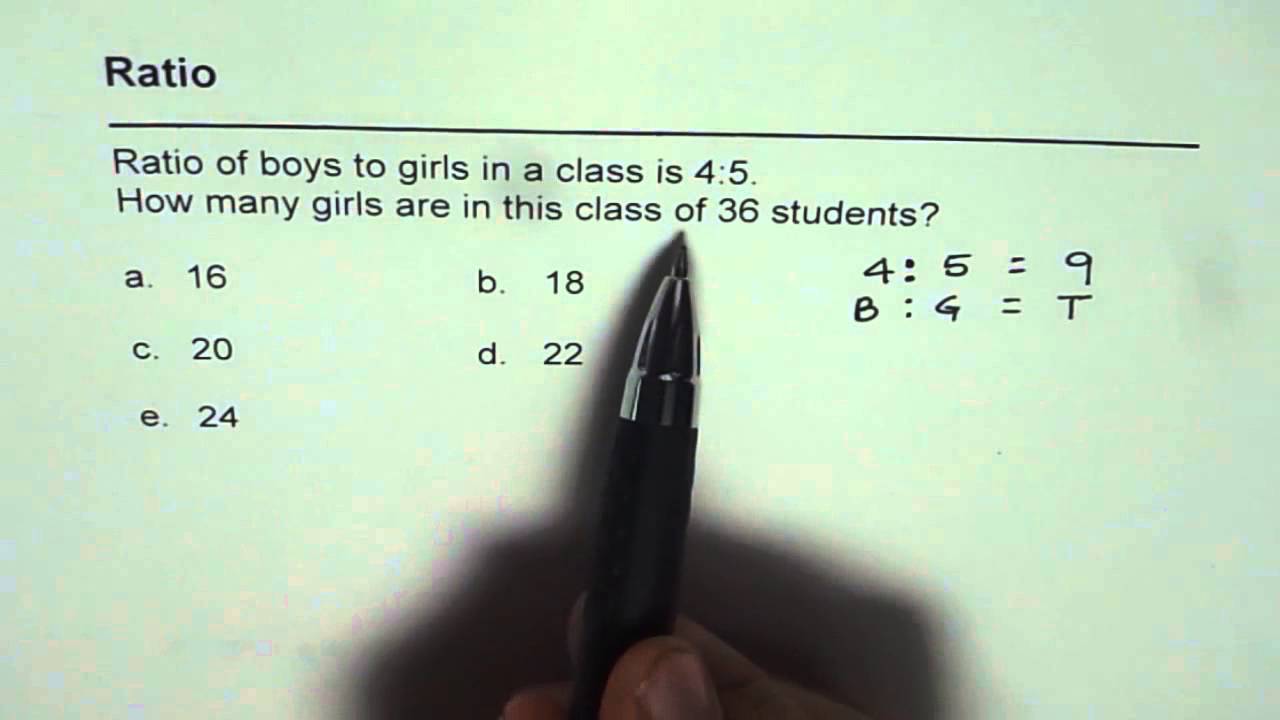 02 Calculate Number From Given Ratio