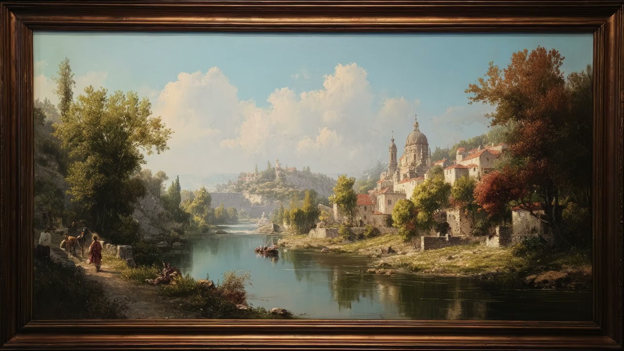 2 Hours Luxury TV Art Screensaver in 4K | Framed Classical European Landscape Wall Art for Smart TV
