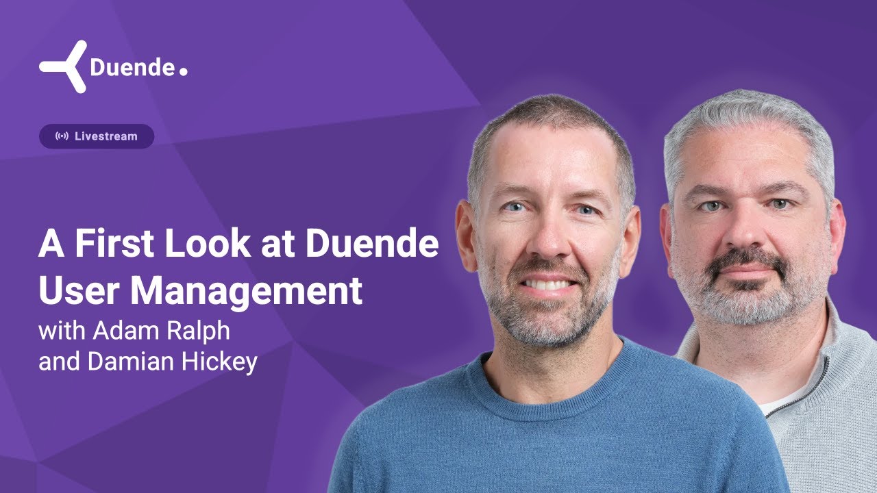 A First Look at Duende User Management
