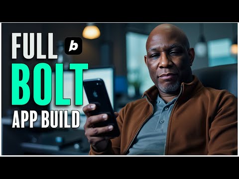 Bolt.new Full Web App Build w/Supabase (Step-by-Step Guide)