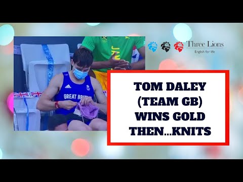 TOM DALEY WINS GOLD THEN KNITS