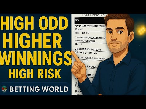 54+ ODDS | HIGH ODDS HIGH RISK | Betting Tips And Prediction #football #bettingtips
