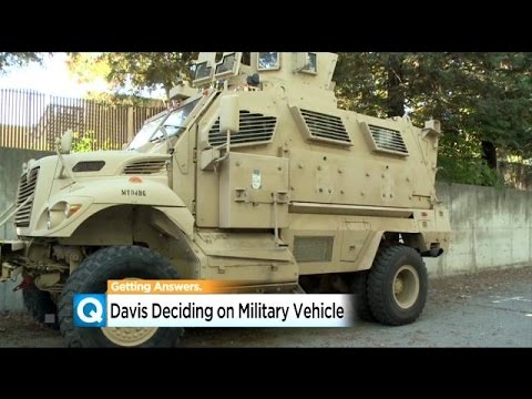 Fate Of Military Surplus Vehicle Will Go Before Davis City Council On Tuesday