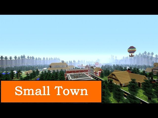 Small Town Map Minecraft Map