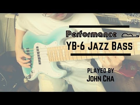 Performance YB-6 6 String Jazz Bass Guitar | Reverb