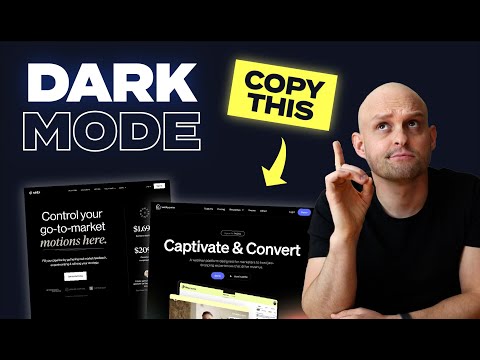 8 DARK MODE Websites to Copy NOW