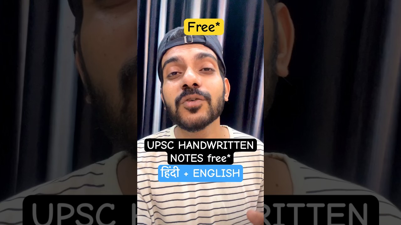 Upsc HANDWRITTEN NOTES हिंदी + english 👍 Complete 🔥 Free 🥳 #upsc2024 #upsc #upsc2025