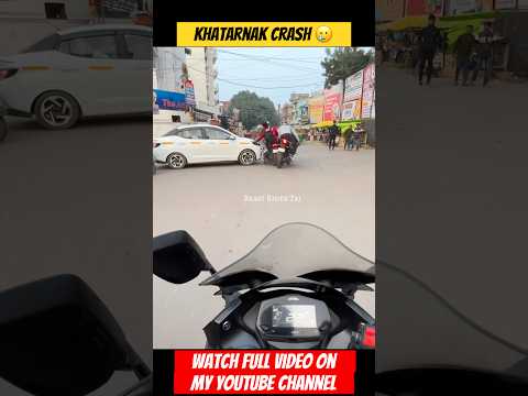 Khatarnak Crash Ho gaya???? #ns400 #r15m #crash #shorts #short #ytshorts #trendingshorts