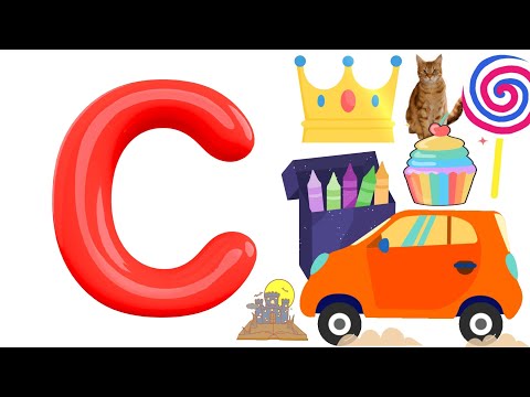 LEARN LETTER Cc | WORDS THAT START WITH Cc | 'c' Words | Letter C Song for Kids
