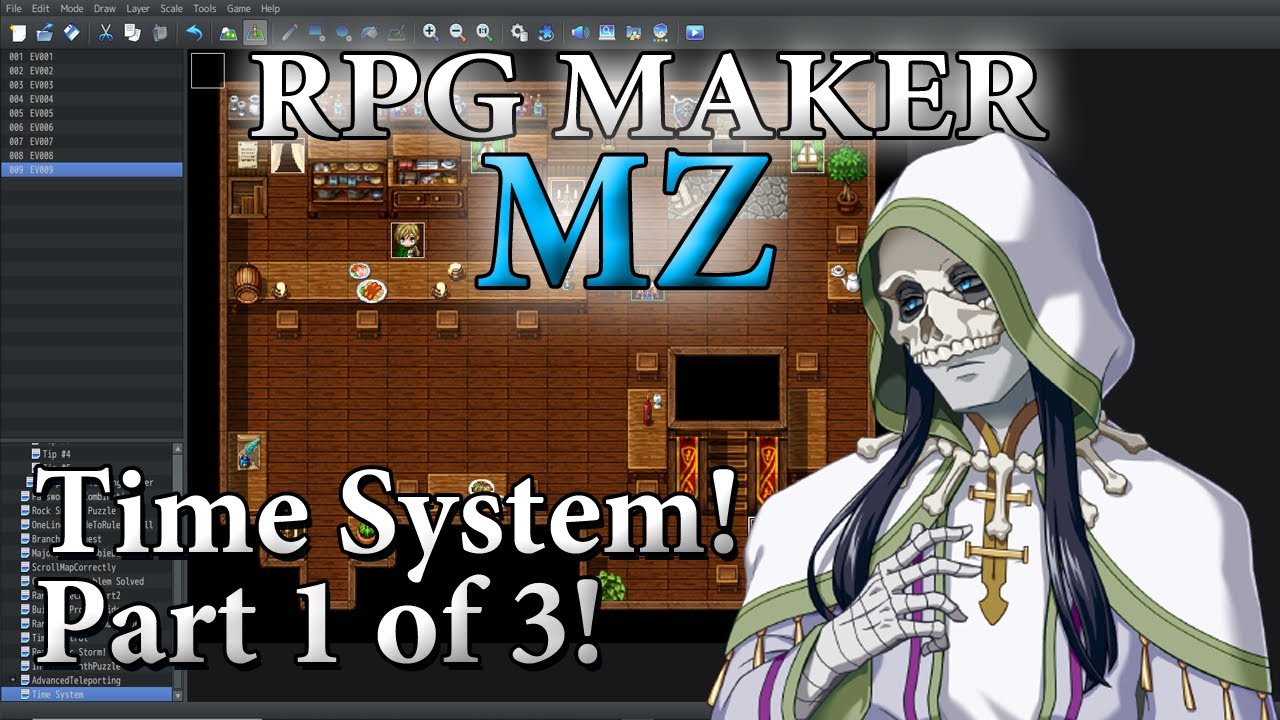 RPG Maker MZ Tutorial #48 - Time System part I!