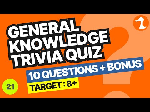 General Knowledge Trivia Quiz [10 Trivia Teasers!]