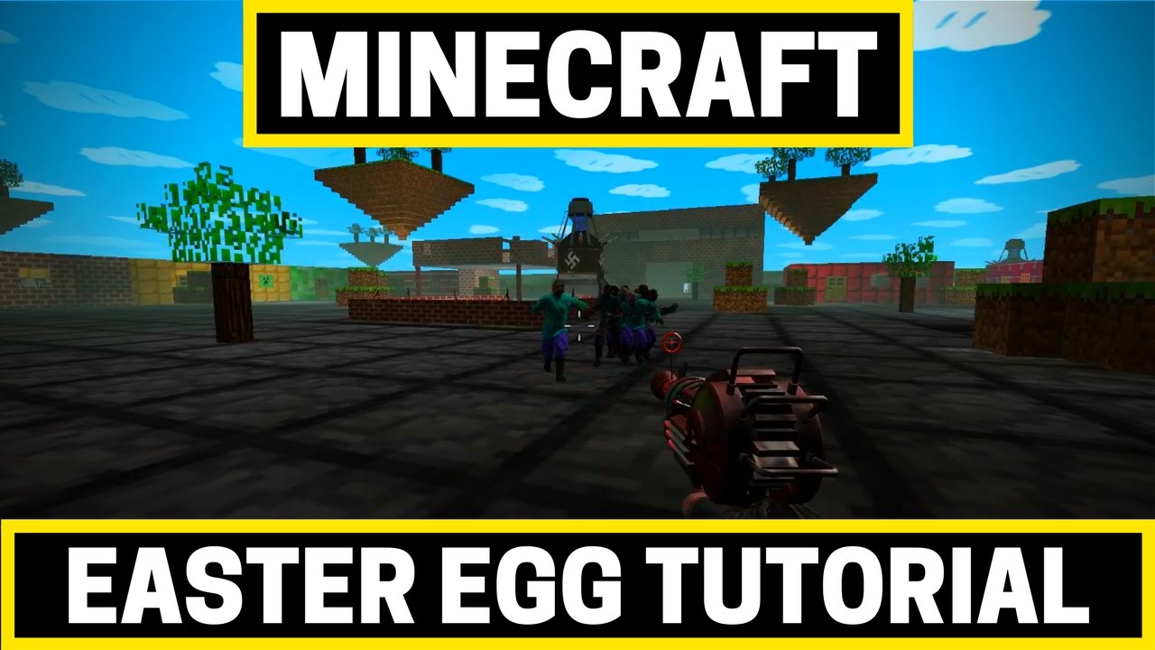 Minecraft - Easter Egg Tutorial | WAW Custom Zombie Maps