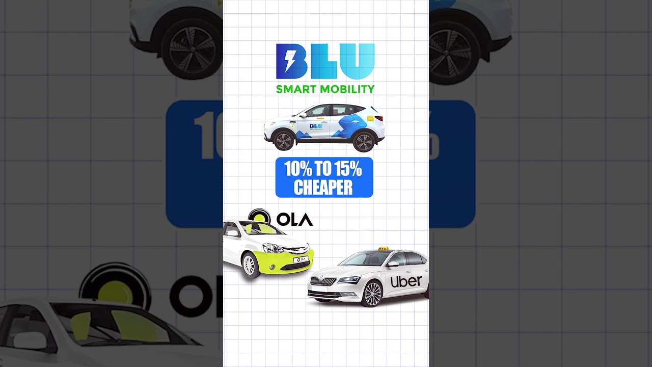 OLA & Uber vs Blu Smart Taxi #taxi #ola #education #savemoney