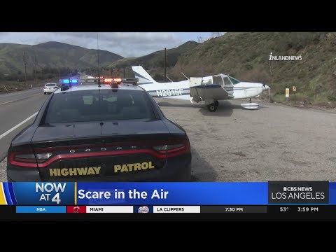 Teenage pilot makes emergency landing near Cajon Pass