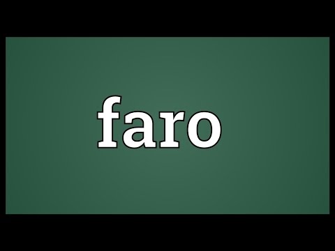 Faro Meaning