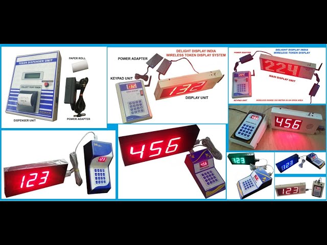 Token Display System - Wireless Token Number Display System ...