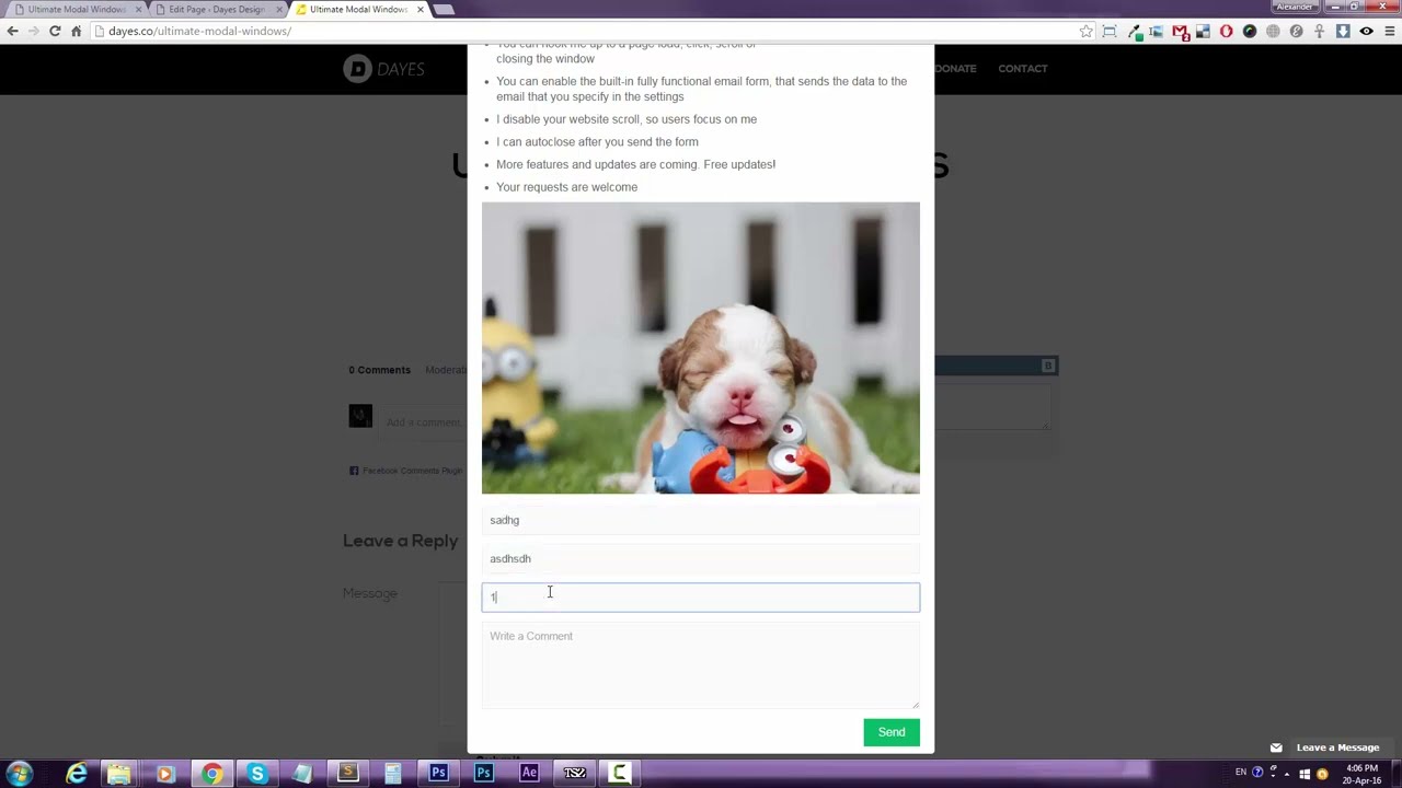 Ultimate Modal Windows