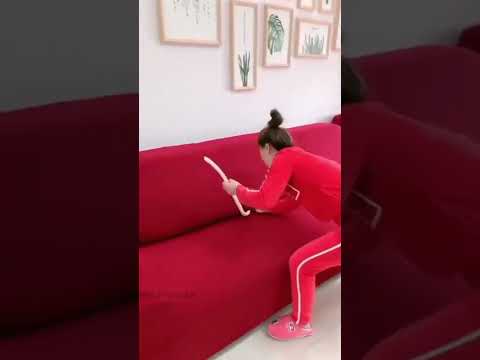 fundas lisas para sillon en L colocacion/smooth covers for armchair in L placement