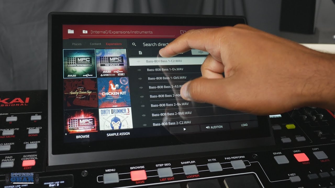 Akai MPC vs. NI Maschine - Browser & Library Access
