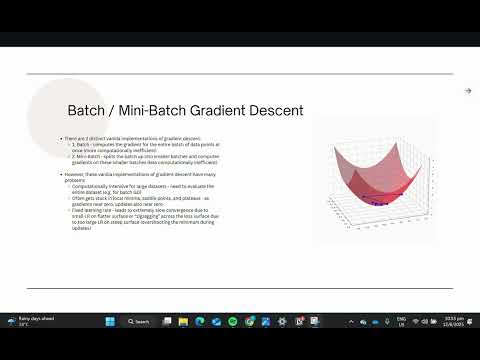 Batch & Mini-Batch Gradient Descent
