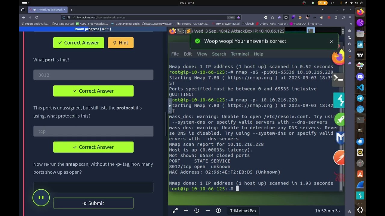 Network Services Tasks 5-11 TryHackMe Walkthrough