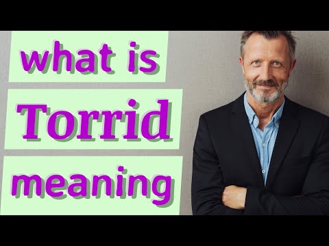 Torrid | Definition of torrid 📖 📖