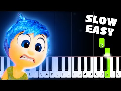 Bundle of Joy (Inside Out) - SLOW EASY Piano Tutorial