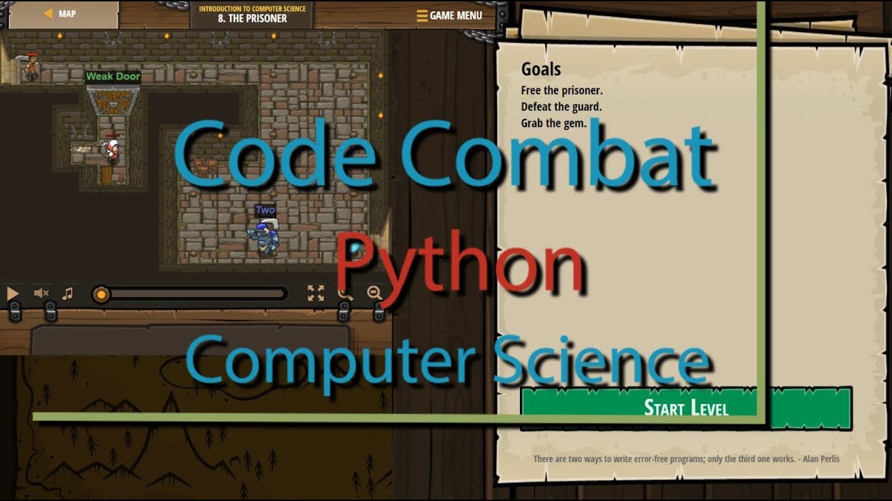 Code Combat The Prisoner - Level 8 Python Tutorial with Solution
