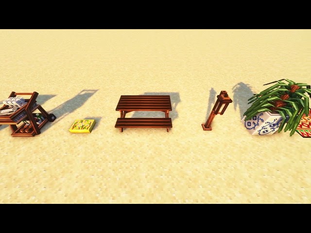 Summer Furniture Volume 1 Minecraft Texture Pack