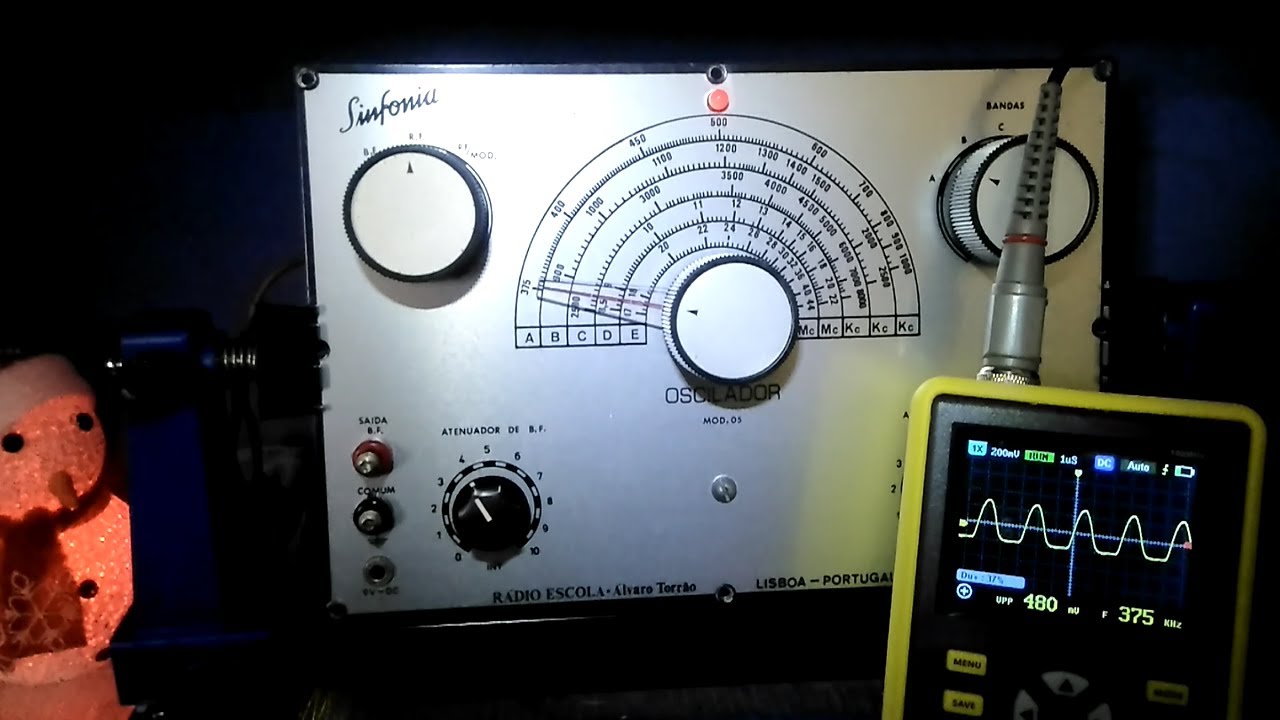 Rf oscillator. Bf Sinfonia mod. 05 commissioning.