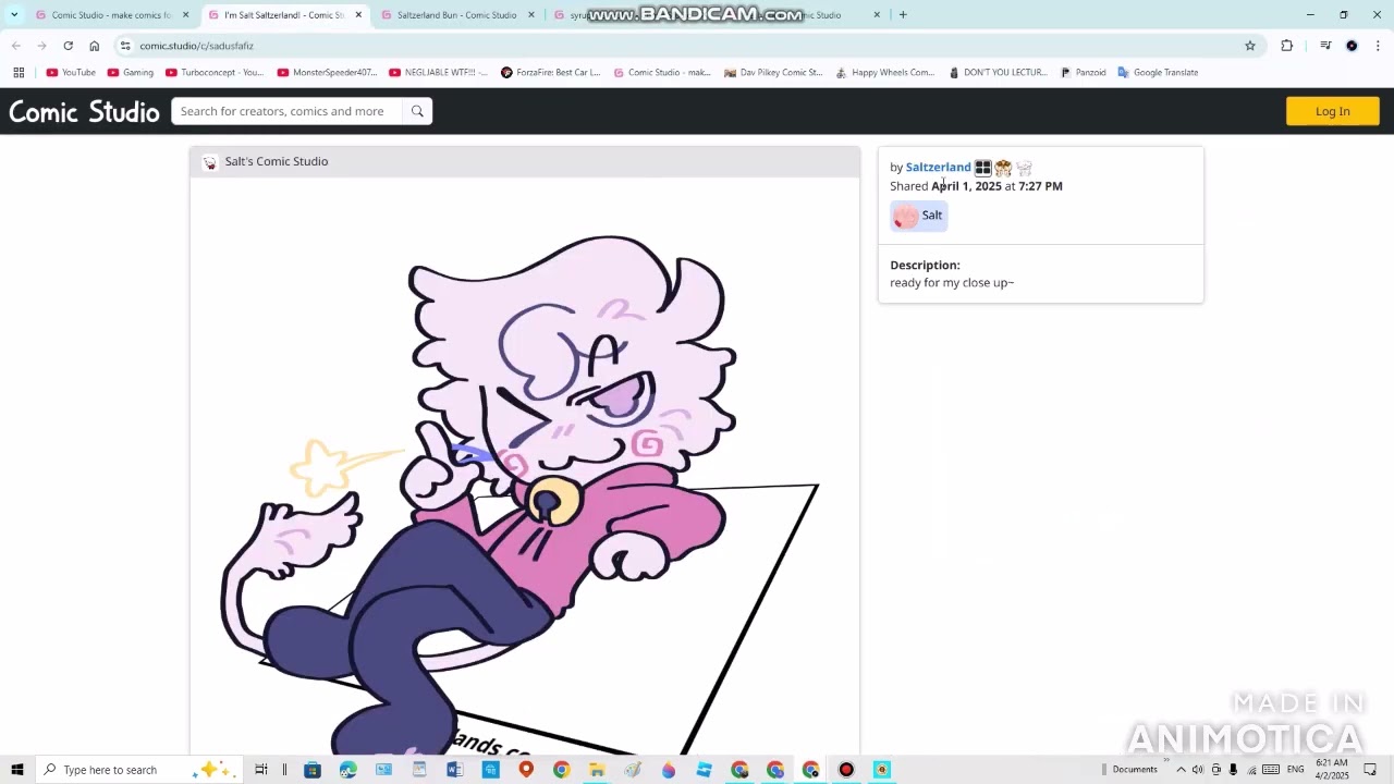 Comic Studio's New Mascot Changed Everything for short hours in this Entire Website