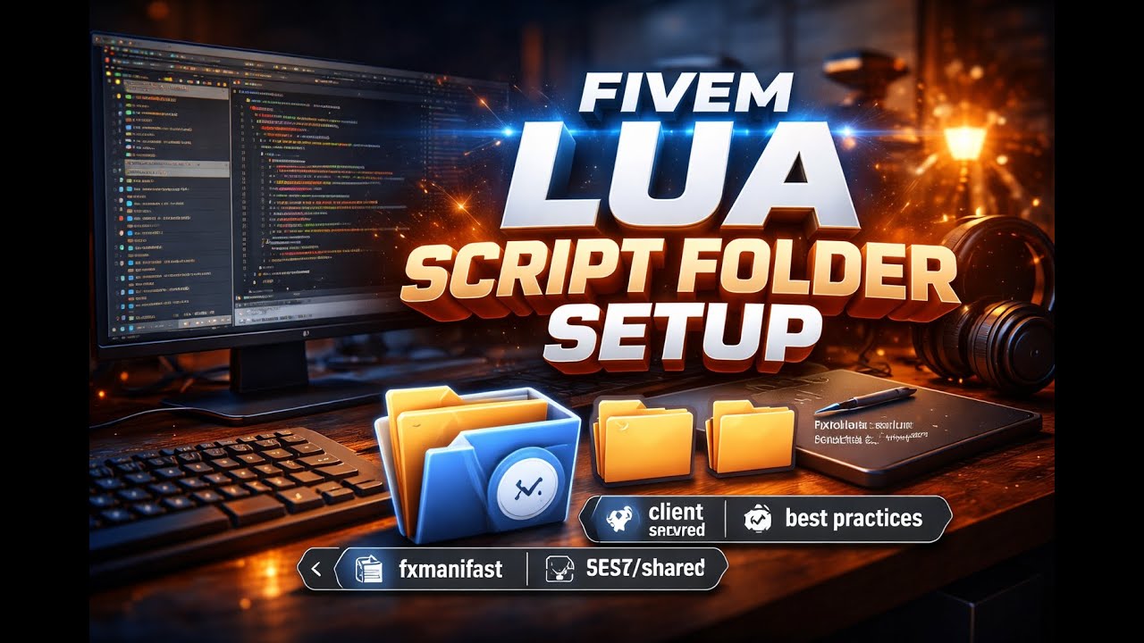 FIVEM LUA BASIC SCRIPT FOLDER STRUC