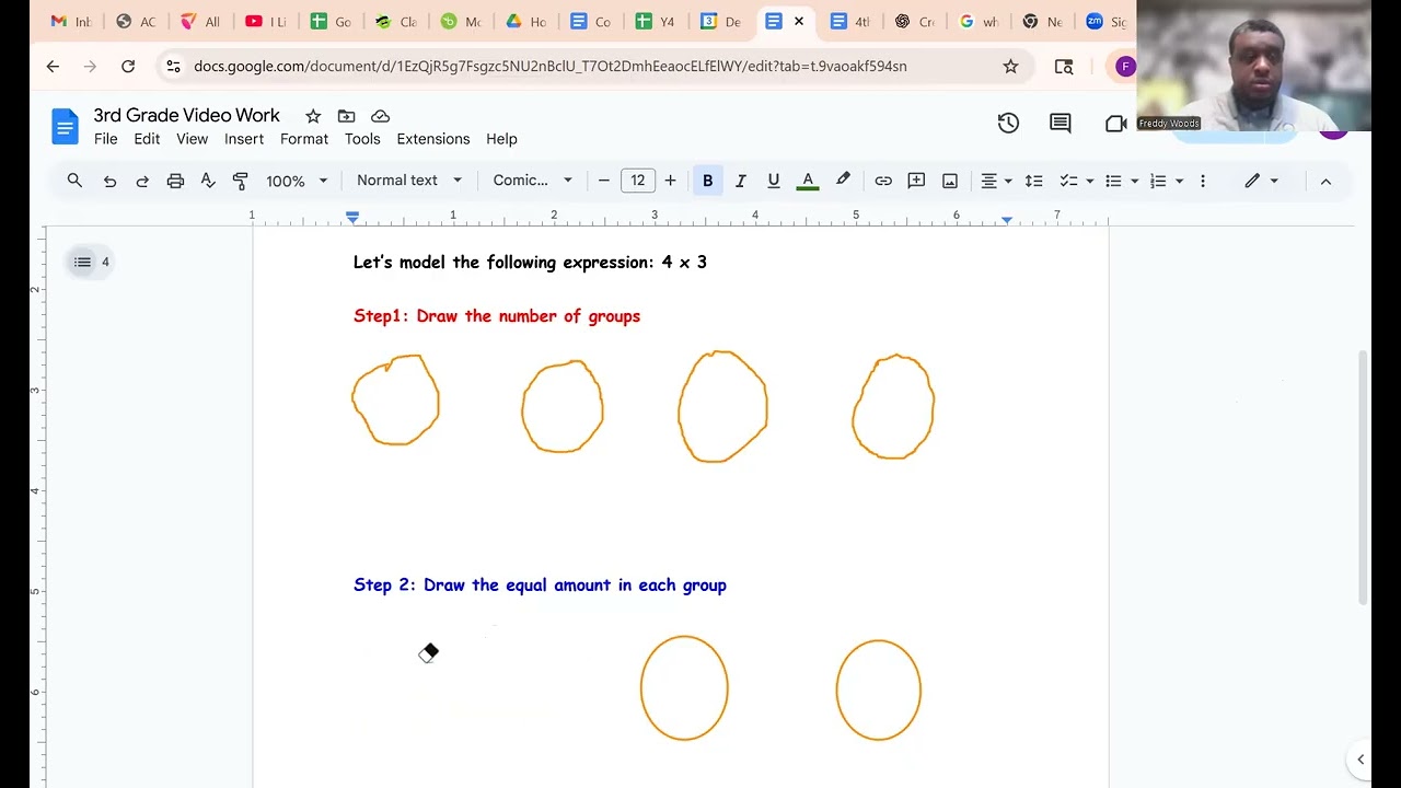 Modeling Equal Groups for Multiplication