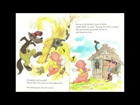 Disney/Fisher Price "Three Little Pigs" Storytape and Book