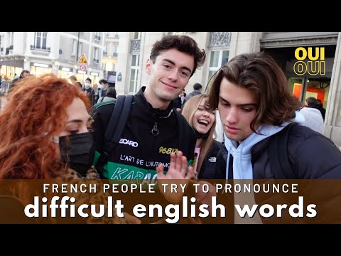 French People Try to Pronounce English Words
