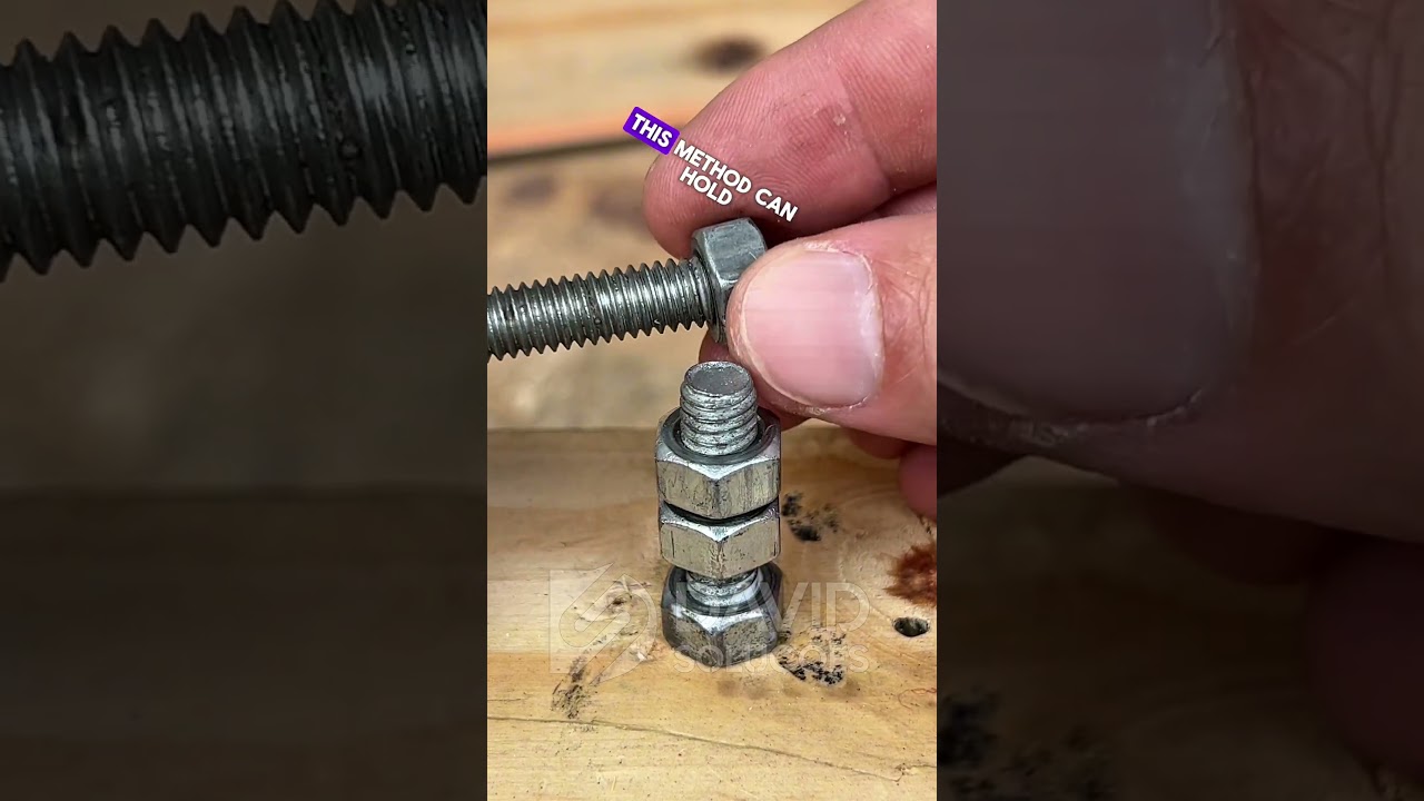 This threaded rod joint promises to be stronger  #AmericanBuilds #SecureFit #CleverFix