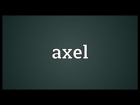 Axel Meaning
