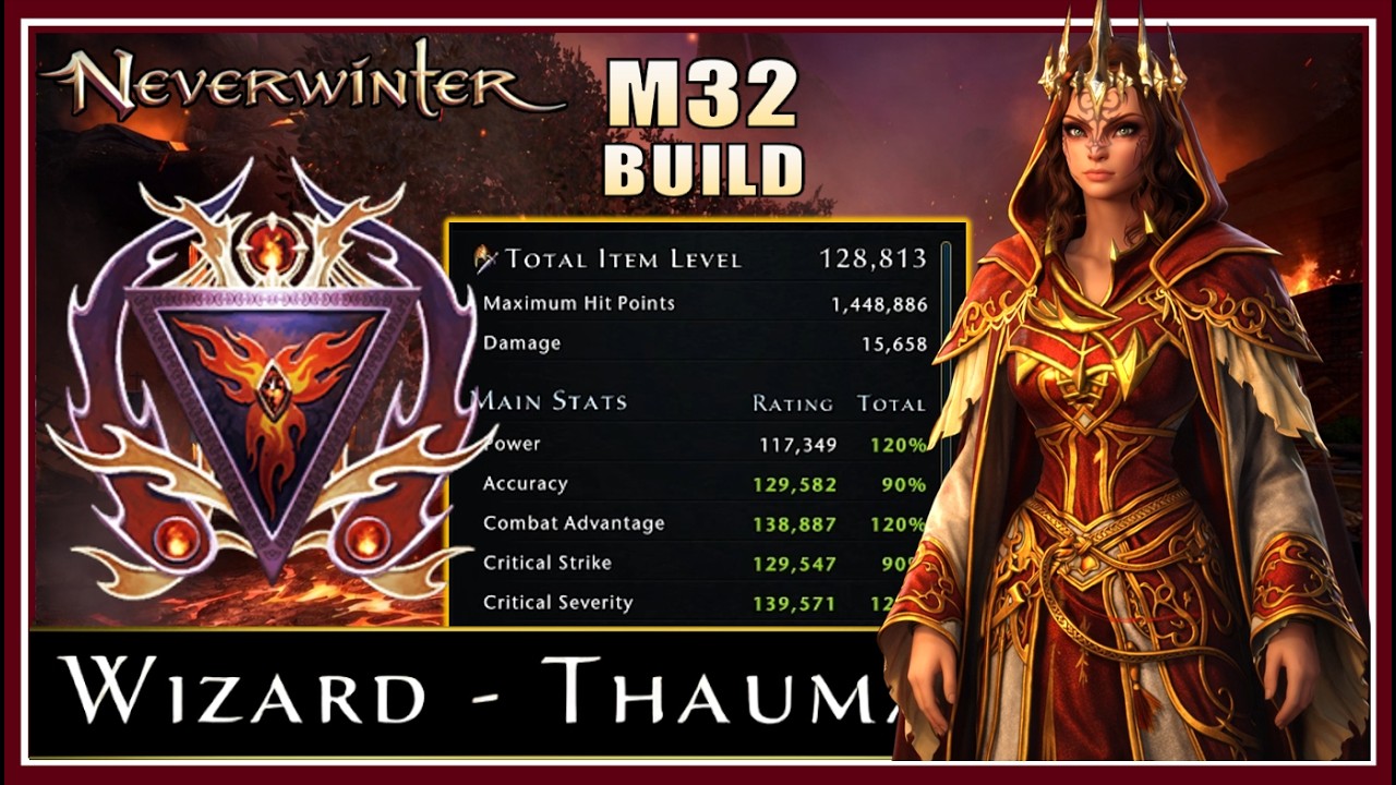 Neverwinter - Max Damage Wizard Build/Guide for Module 32 - Soul Collector - Starter Gear Included!