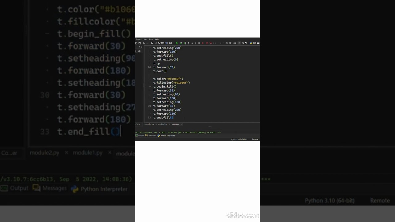 Making Netflix logo using python #shorts #ytshorts 🔥.