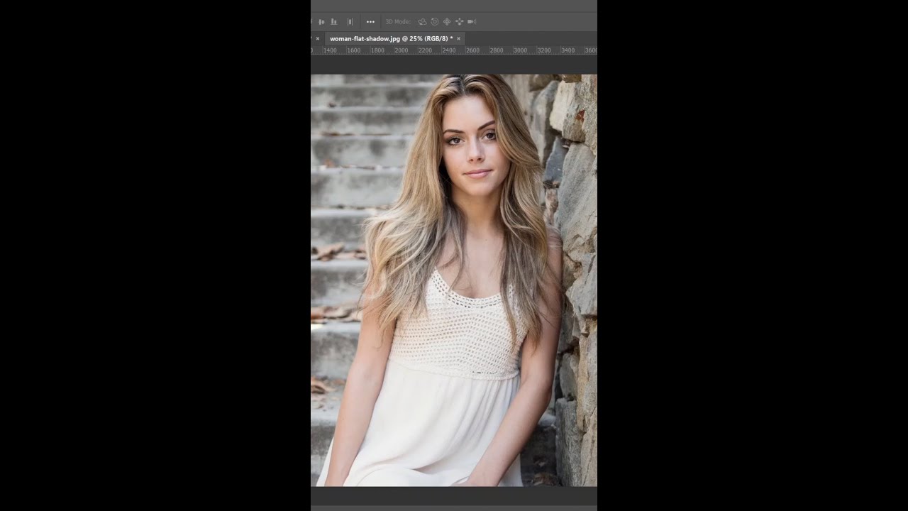 How to Find Shadow from Photo While Creating Vector Portrait Illustration #SHORTS