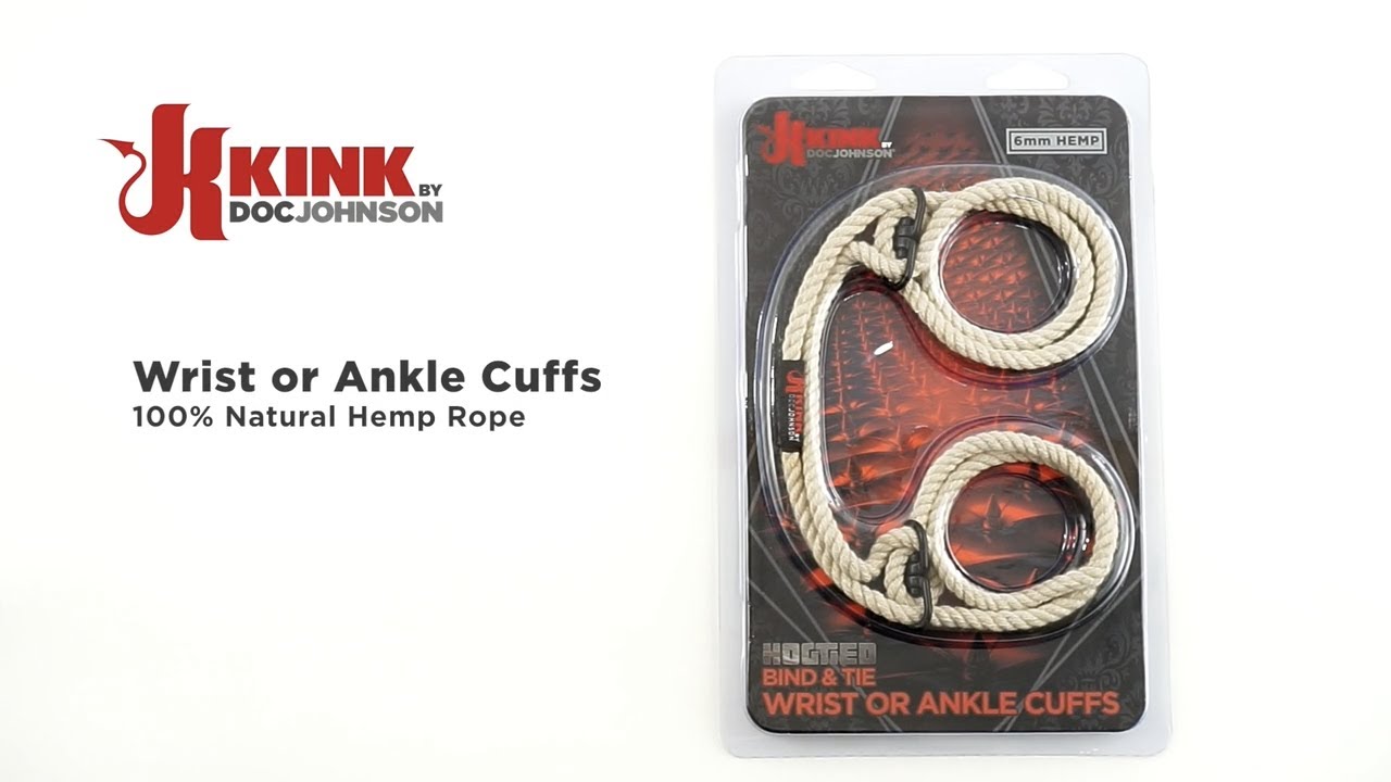 Kink by Doc Johnson Rope Cuffs | KissKiss.ch