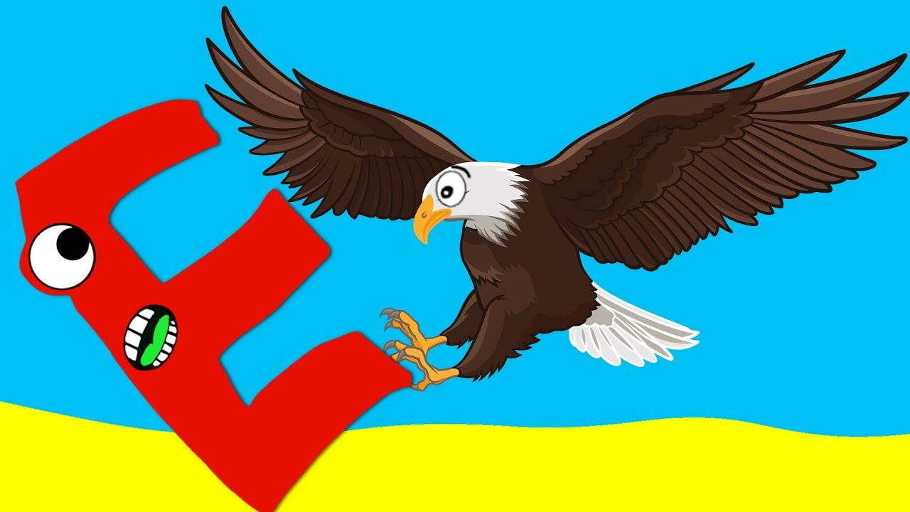 Learn the Alphabet Animals - Letter E - EAGLE