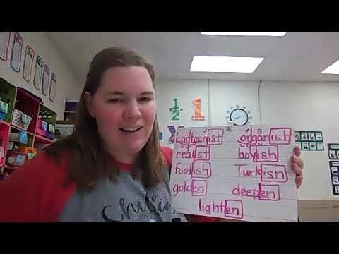 Saxon Phonics Grade 2 Lesson 73 Suffixes -ist, -ish, -en