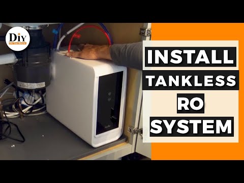 How to Install Tankless Under Sink RO Water System | Tankless Reverse Osmosis