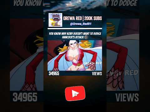#onepiece #hancock