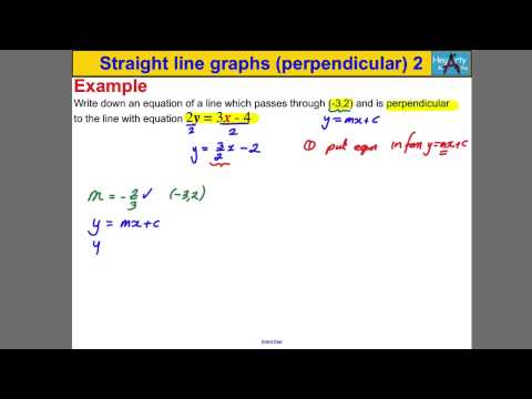Slopes of Perpendicular Lines - Expii
