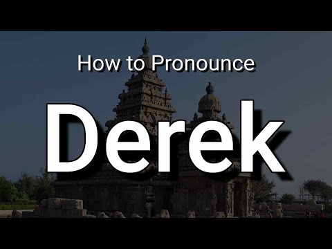 Derek - Pronunciation and Meaning