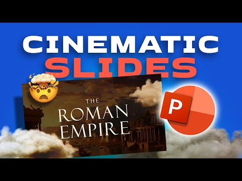 Cinematic presentations in POWERPOINT π€― Step-by-step