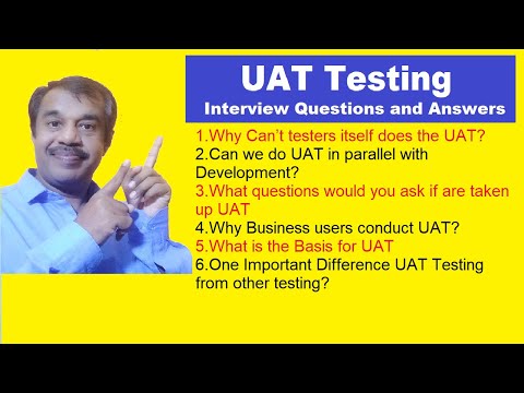 uat testing interview questions and answers for UAT specialists or UAT testers